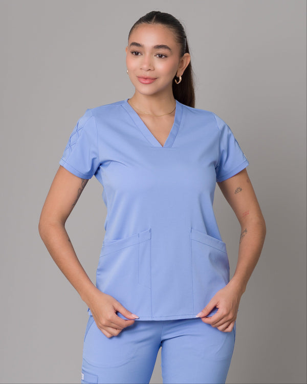 Scrub Allynta SD-01 Celeste Cielo - Chaqueta – SCRUBS
